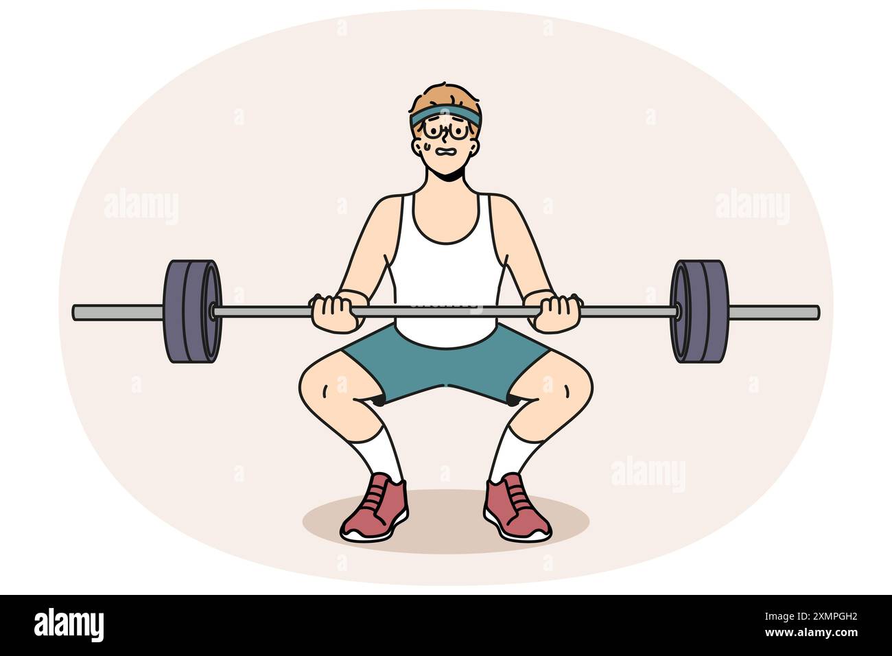 Human hands lifting barbell Cut Out Stock Images & Pictures - Alamy