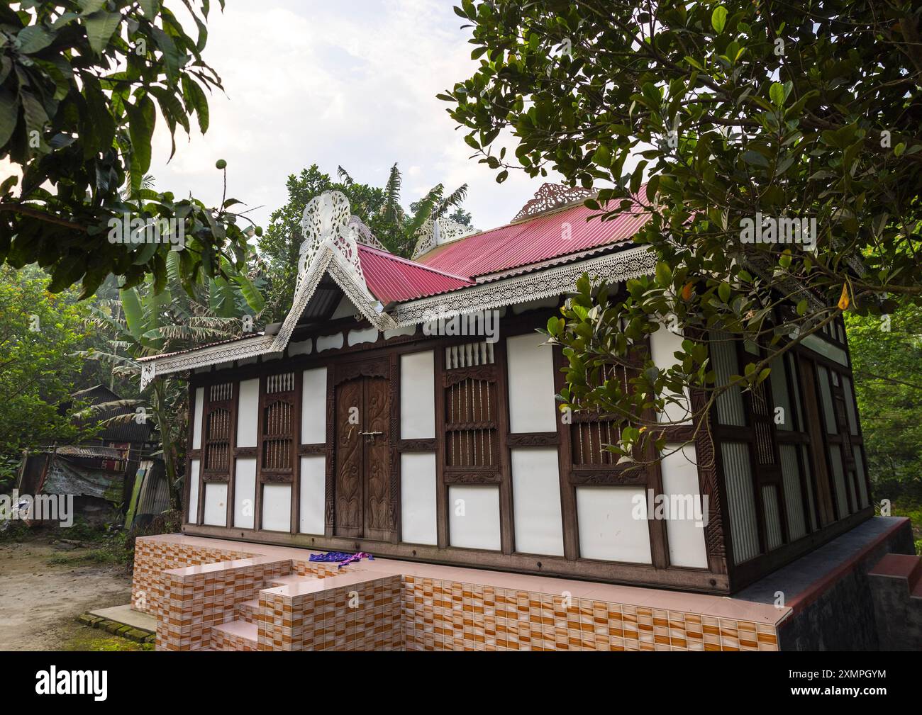 Traditional house, Dhaka Division, Tongibari, Bangladesh Stock Photo - Alamy