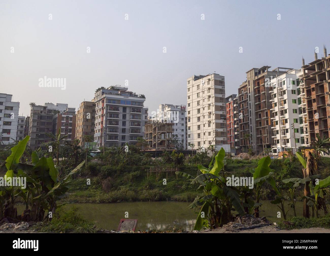 Modern residential buildings, Dhaka Division, Dhaka, Bangladesh Stock ...