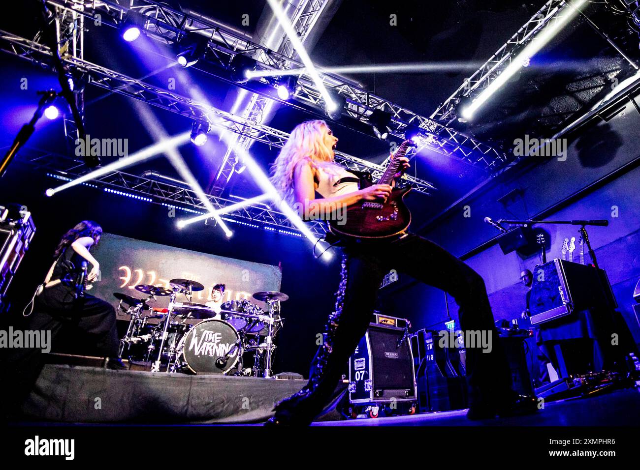 Milan Italy April 11, 2024 The Warning at Magazzini Generali Milan ...