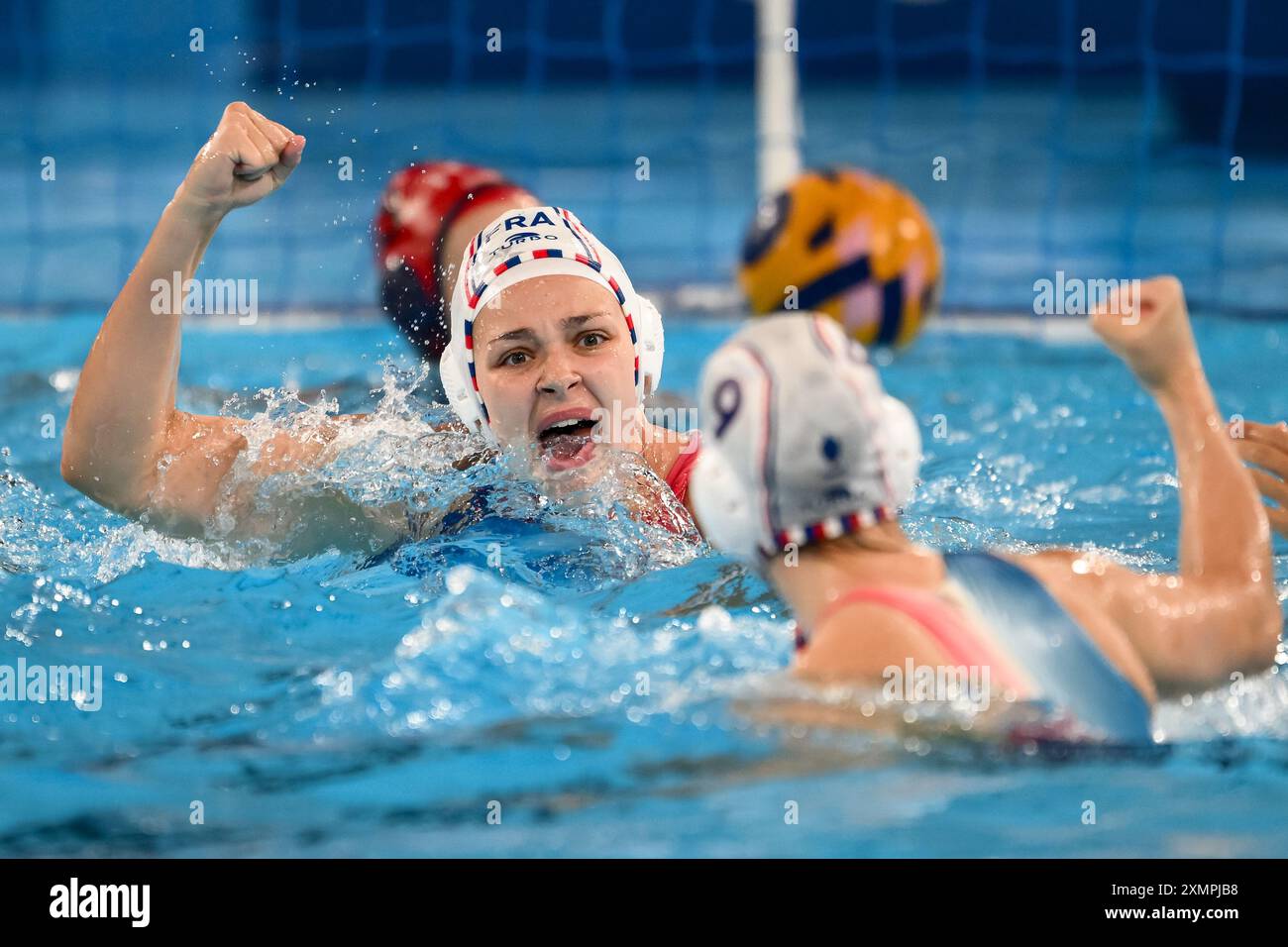 Paris, France. 29th July, 2024. Tiziana Raspo of France and Ema Vernoux ...