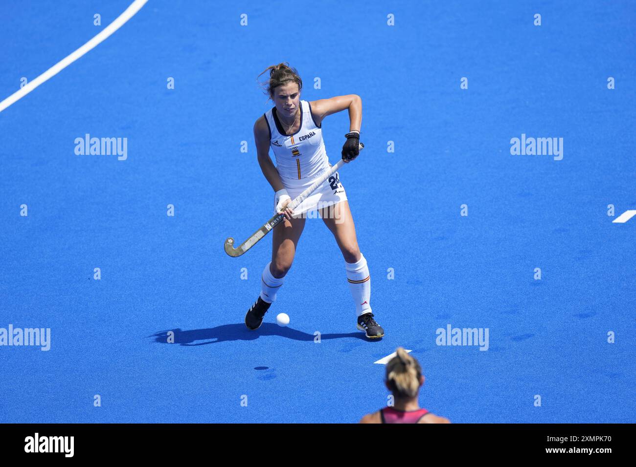 Spain's Alejandra Torres Quevedo during the women's Group B field ...