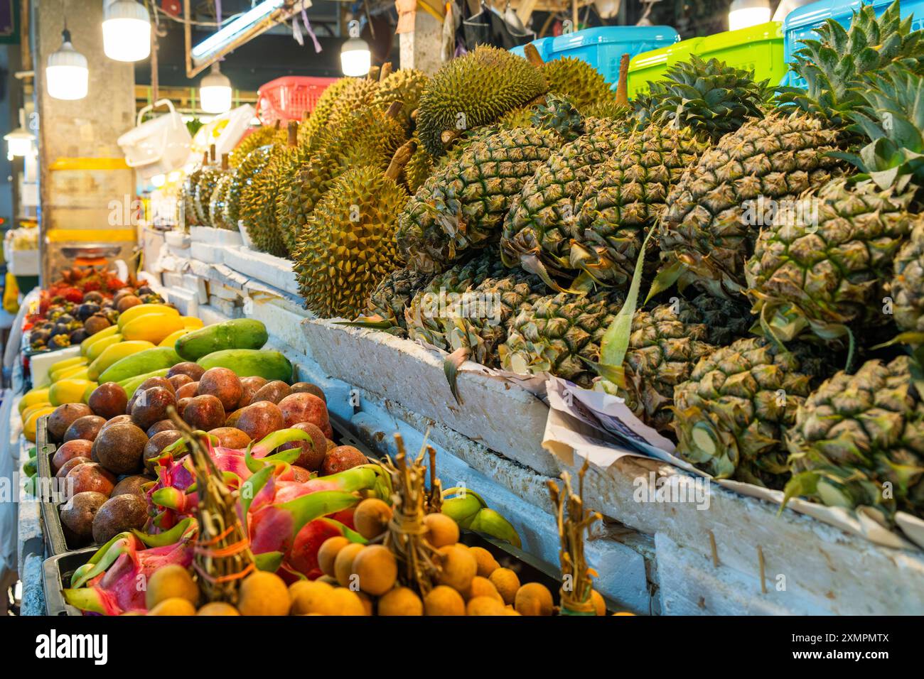 Mango at a food stall in phuket hi-res stock photography and images - Alamy