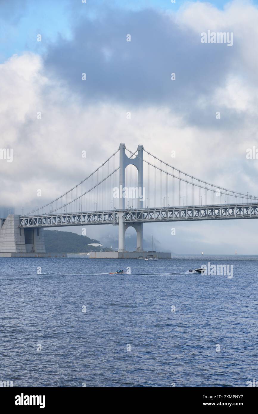 Gwangan Bridge in Busan, South Korea Stock Photo - Alamy
