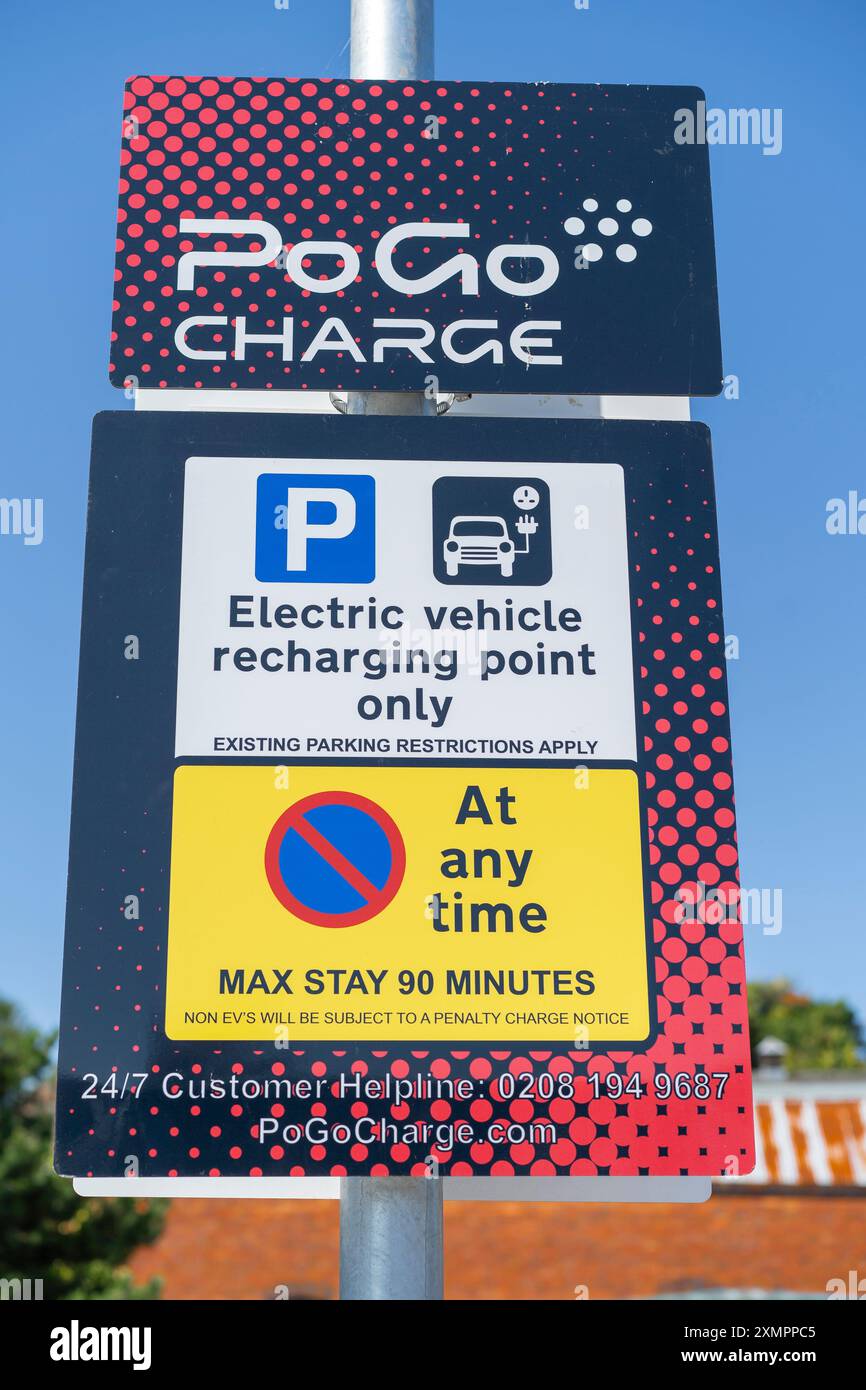 Kidderminster, UK. 29th July, 2024. PoGo ultra-rapid charging points ...