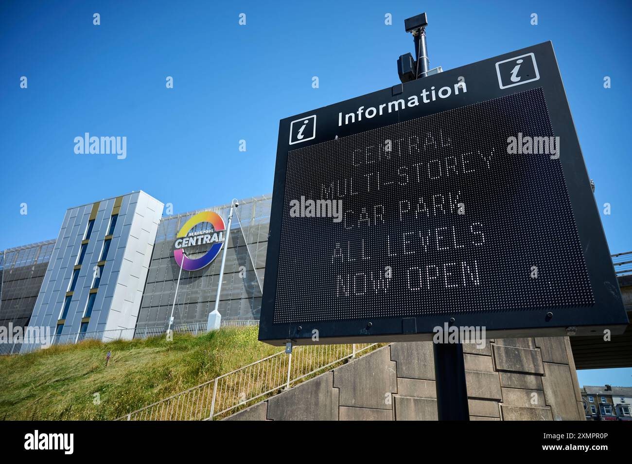 New Blackpool Central multi-storey car park and electronic information ...
