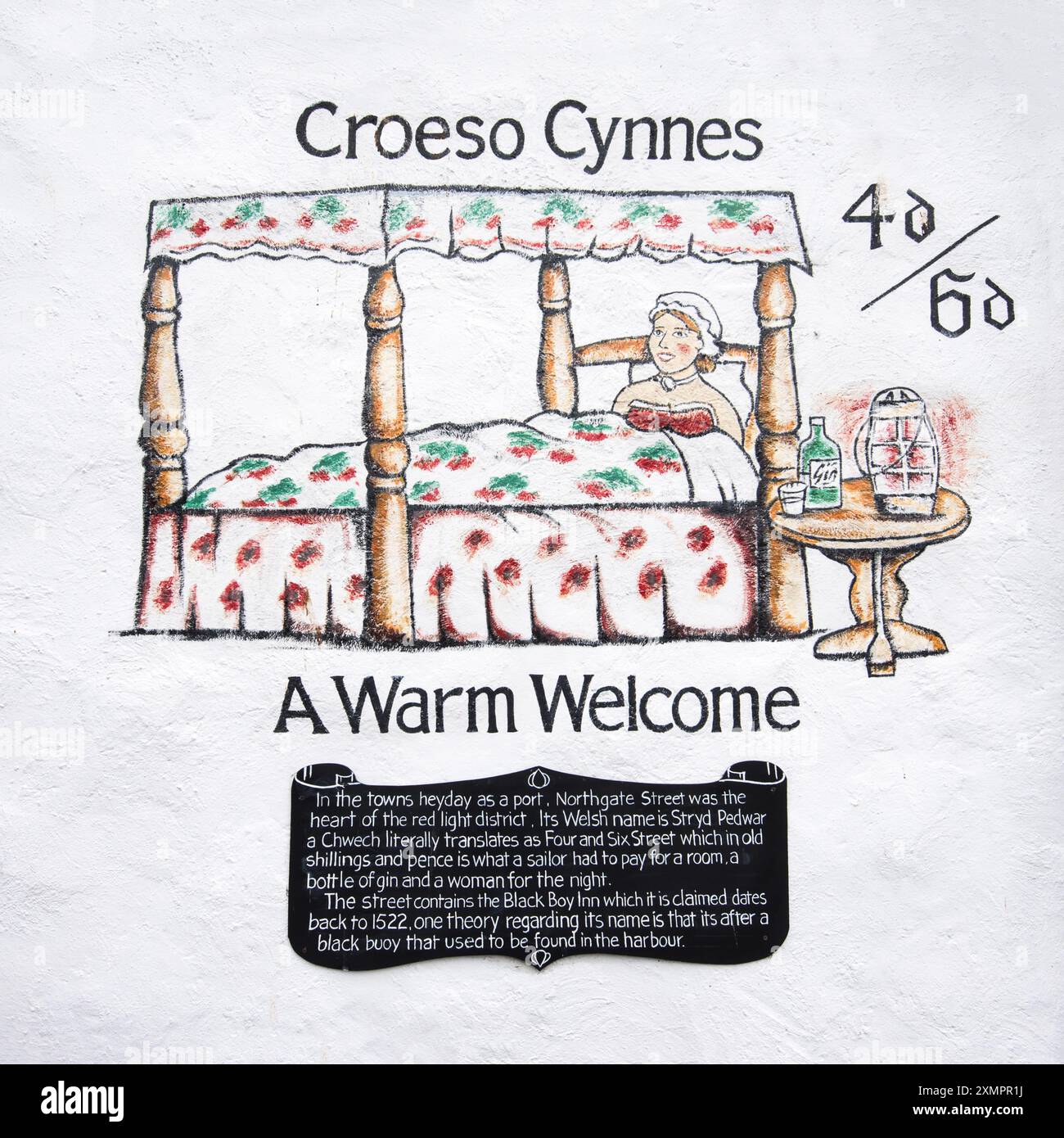 Black boy inn northgate street caernarfon wales gb hi-res stock ...