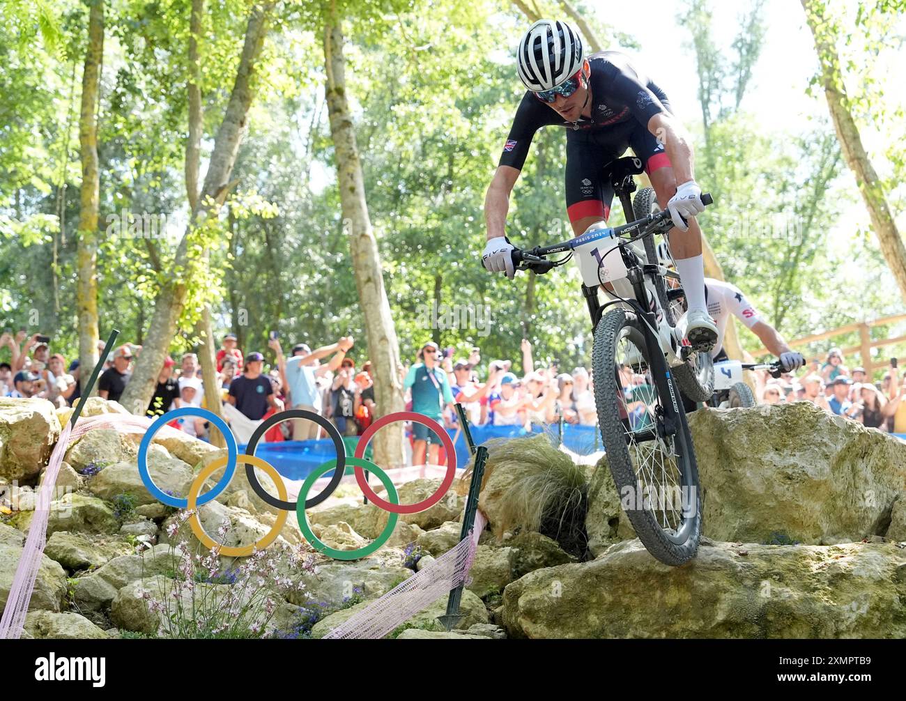 Great Britain's Tom Pidcock during the Men's Cross-country mountain ...