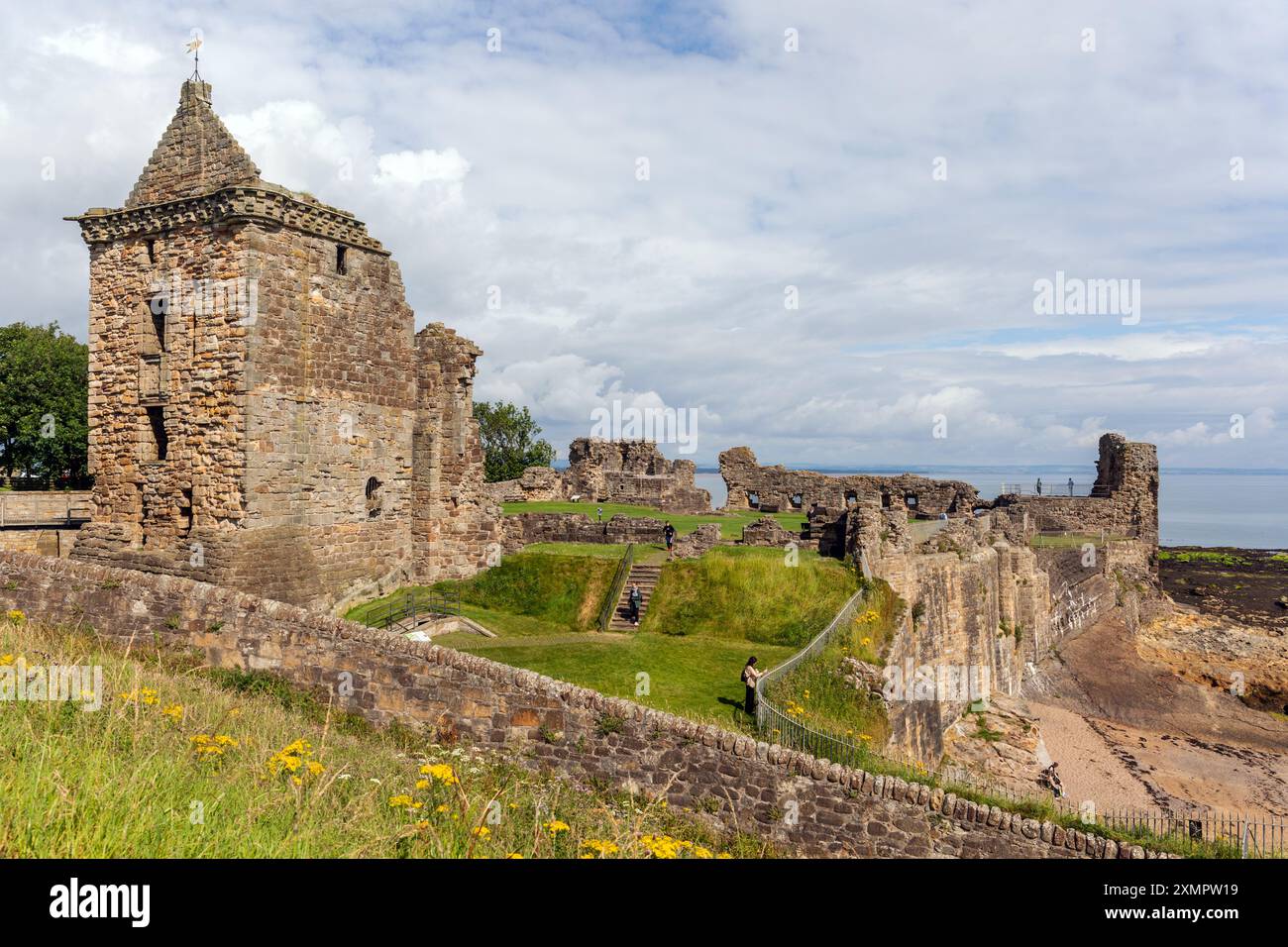 St Andrews Castle is a ruin located in the coastal Royal Burgh of St ...