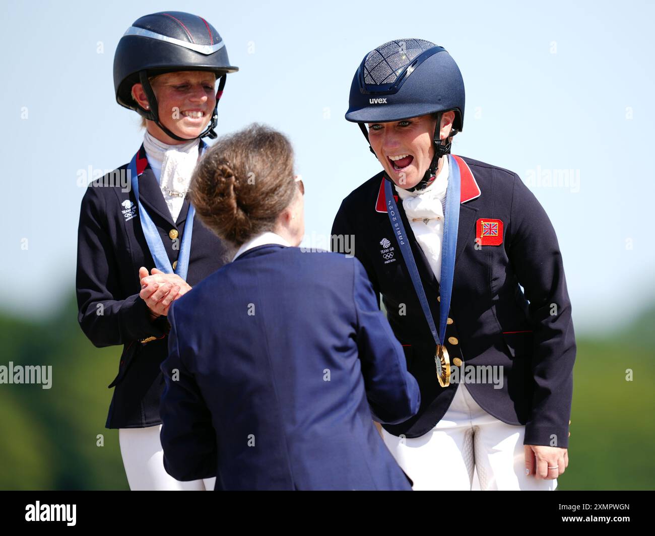 The Princess Royal presents gold medals to Great Britain's Rosalind ...