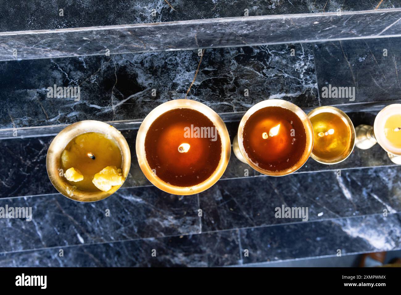 Butter lamps or butter lamps are a common feature of Tibetan Buddhist ...