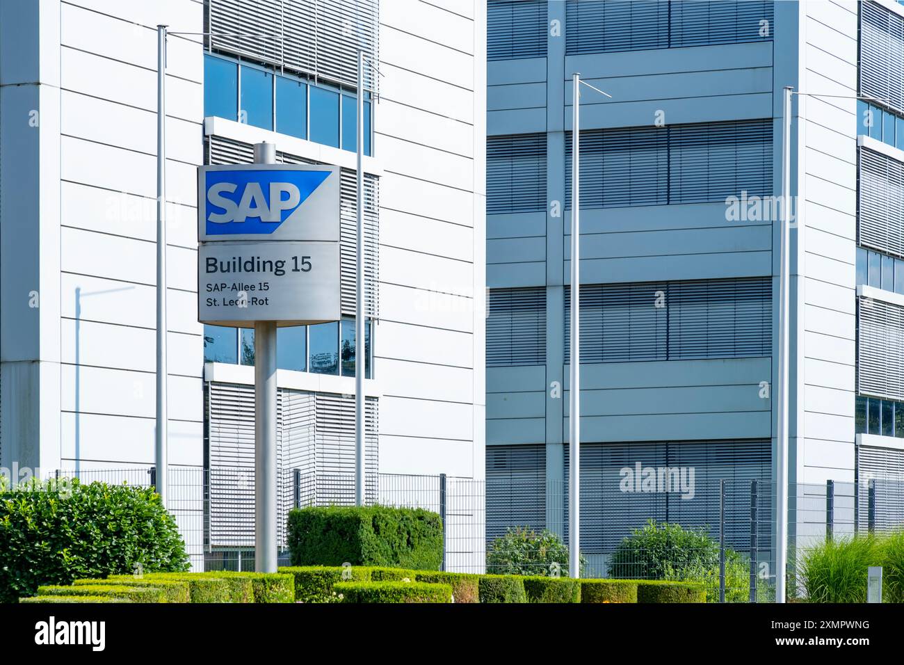 German multinational software SAP SE company, develops enterprise ...