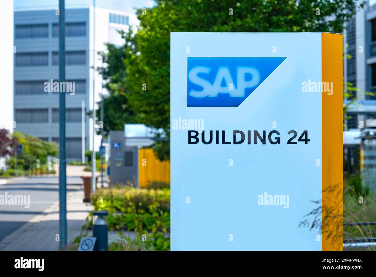 German multinational software SAP SE company, develops enterprise ...