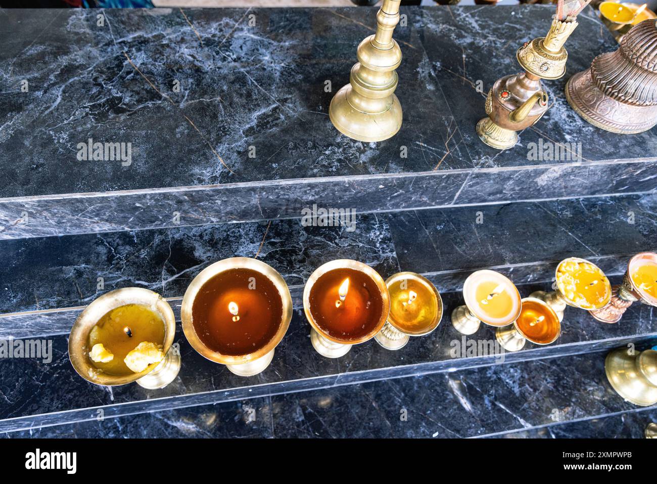 Butter lamps or butterlamps are a common feature of Tibetan Buddhist ...