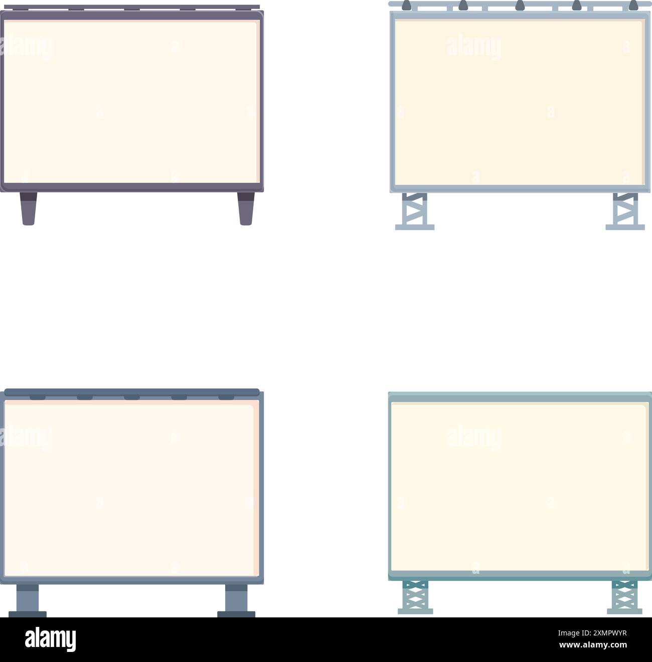 Cinema icons set cartoon vector. Car cinema or drive movie in open air ...