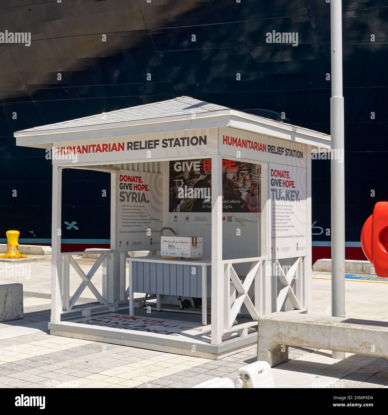 Nassau, Bahamas - April 9, 2024: American Red Cross Humanitarian Relief ...