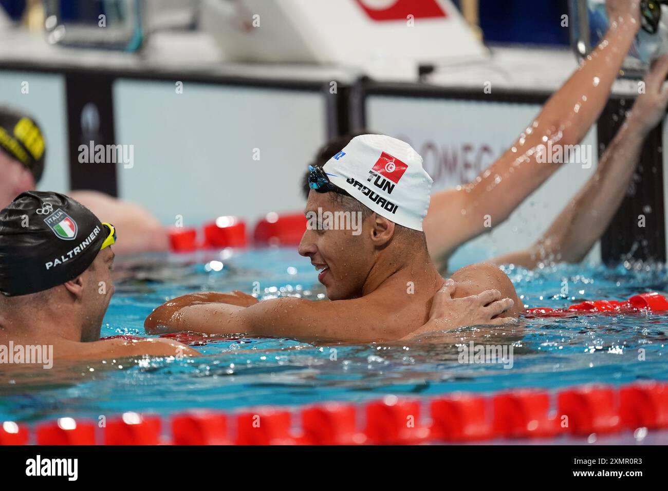 Parigi, France. 29th July, 2024. Gregorio Paltrinieri from Italy, Ahmed ...