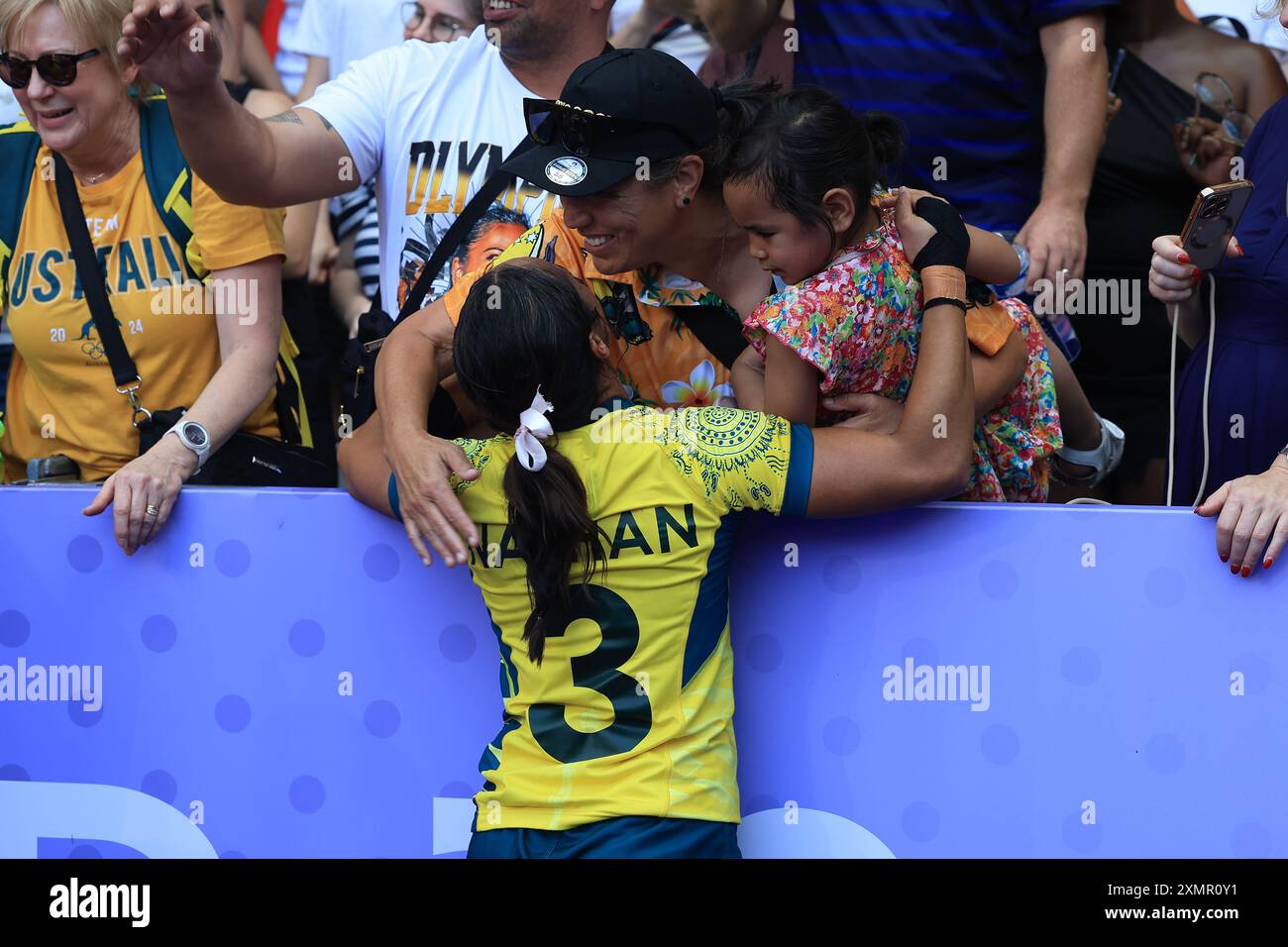 Paris, France. 29th July, 2024. Faith Nathan of Australia with ...