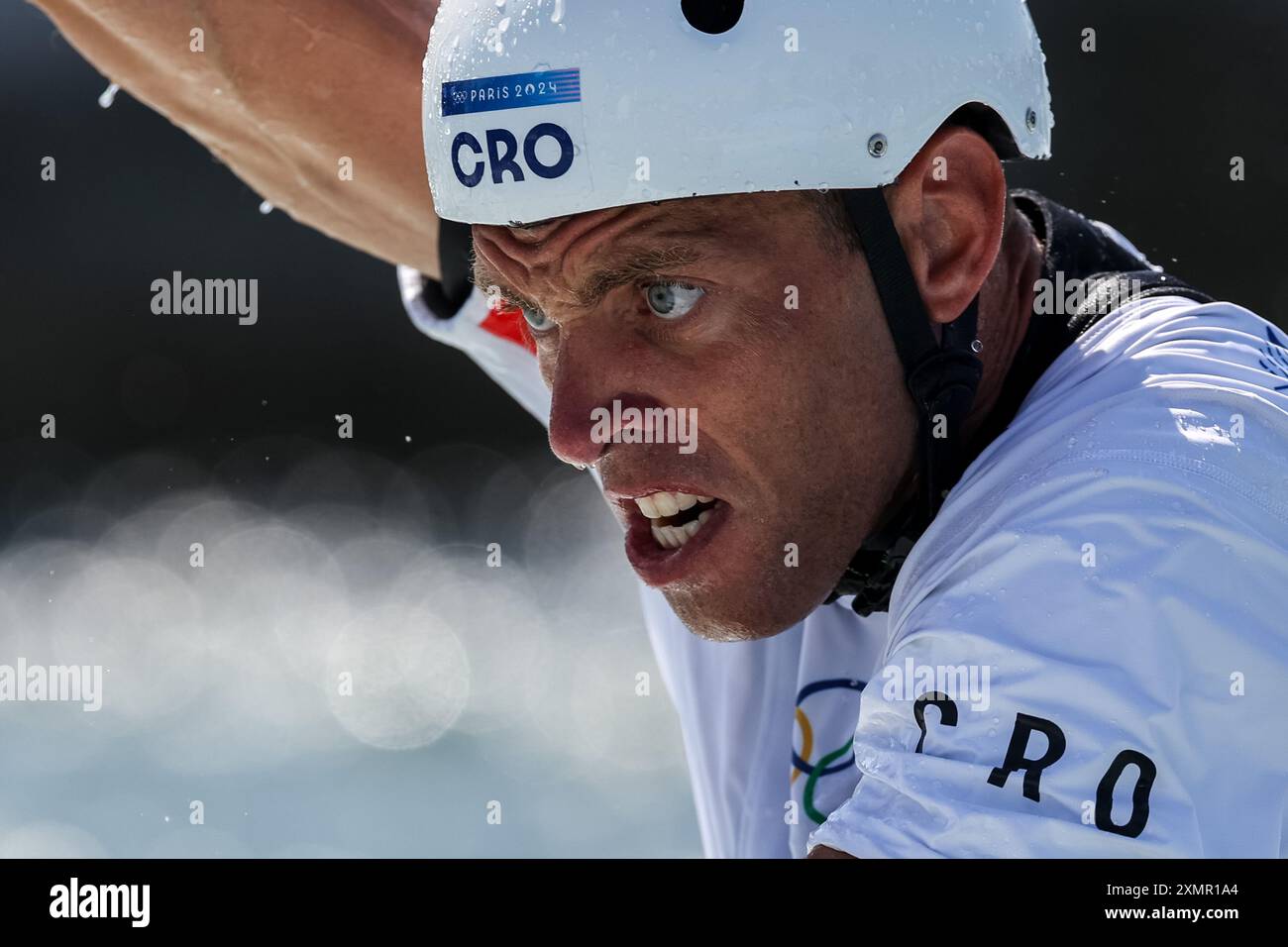 Paris, France. 29th July, 2024. Matija Marinic of Team Croatia competes ...