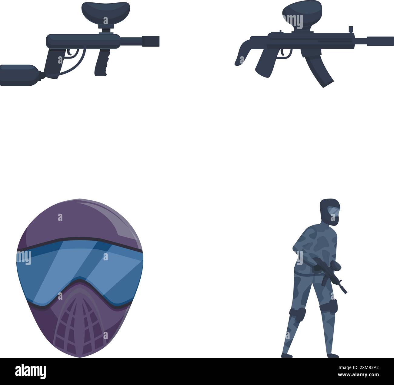 Tactical combat weaponry Stock Vector Images - Alamy