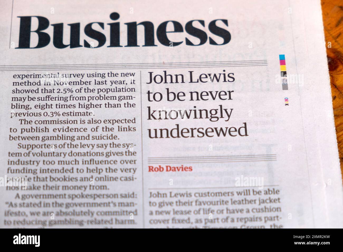 'John Lewis to be never knowingly undersewed' Guardian newspaper ...