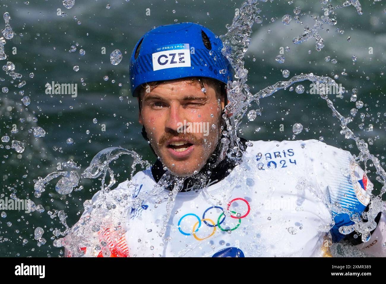 Lukas Rohan of the Czech Republic competes in the men's canoe single ...