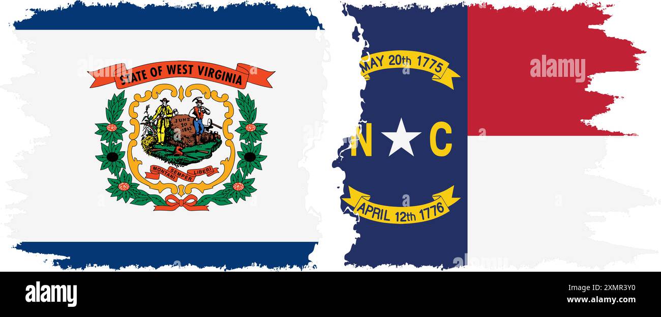 North carolina west virginia Cut Out Stock Images & Pictures - Alamy