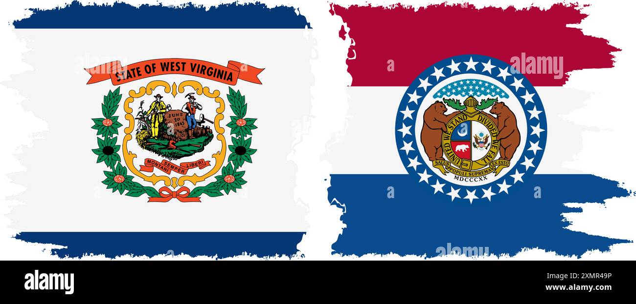West flags Stock Vector Images - Alamy