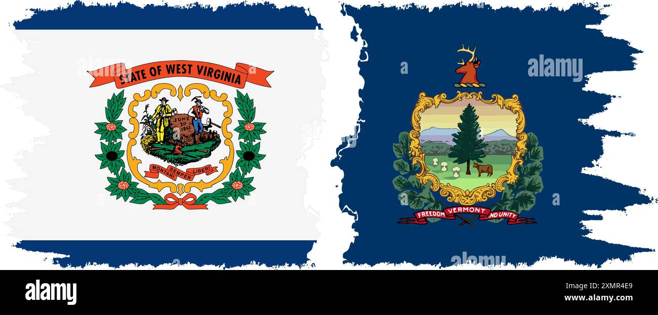 West flags Stock Vector Images - Alamy