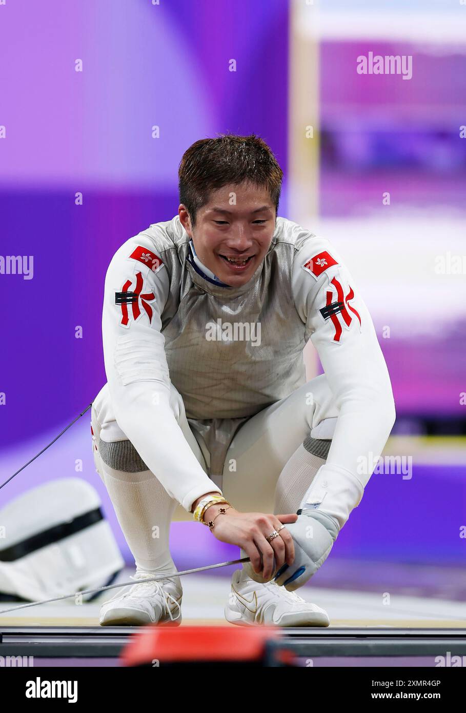 Paris, France. 29th July, 2024. Cheung Ka Long of China's Hong Kong ...