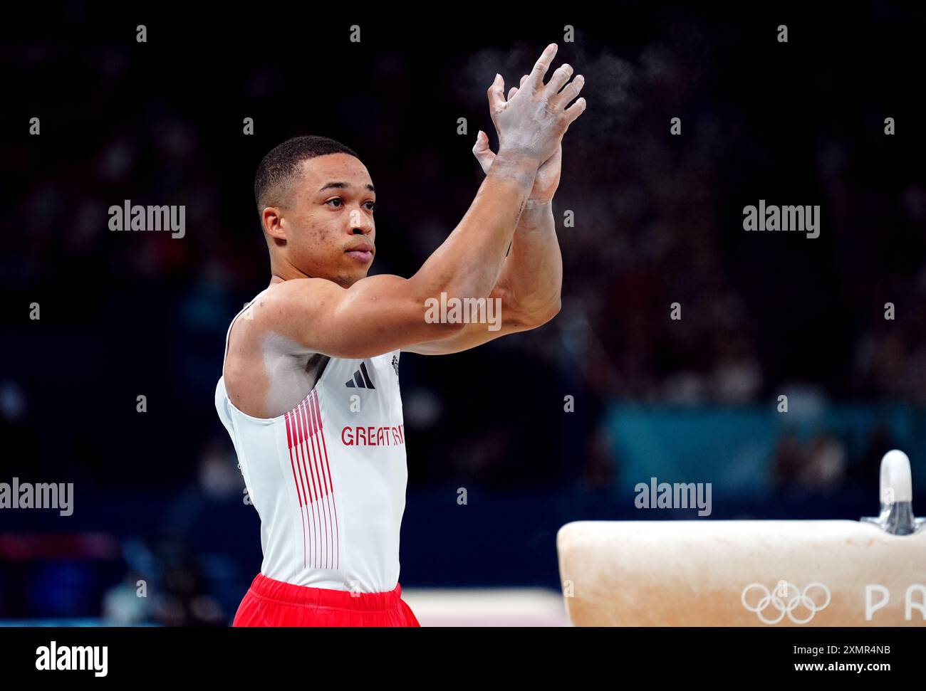 Great Britain's Joe Fraser performs following his performance on the ...