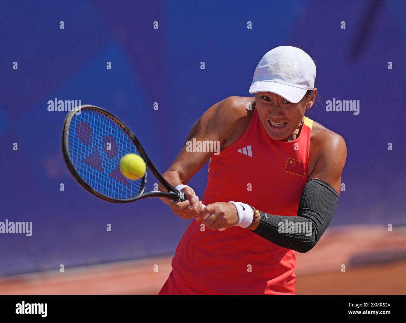 Paris, France. 29th July, 2024. Wang Xiyu of China competes during the ...