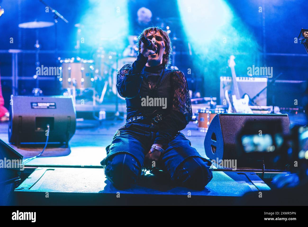 Sydregote, Faroe Island. 19th, July 2024. The Icelandic band Groa ...