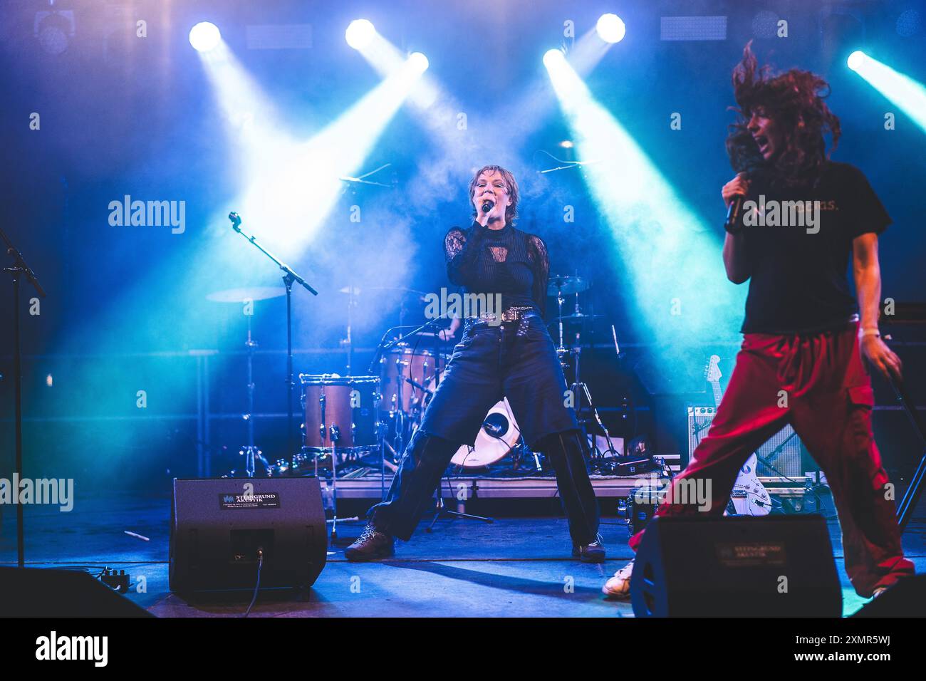 Sydregote, Faroe Island. 19th, July 2024. The Icelandic band Groa ...
