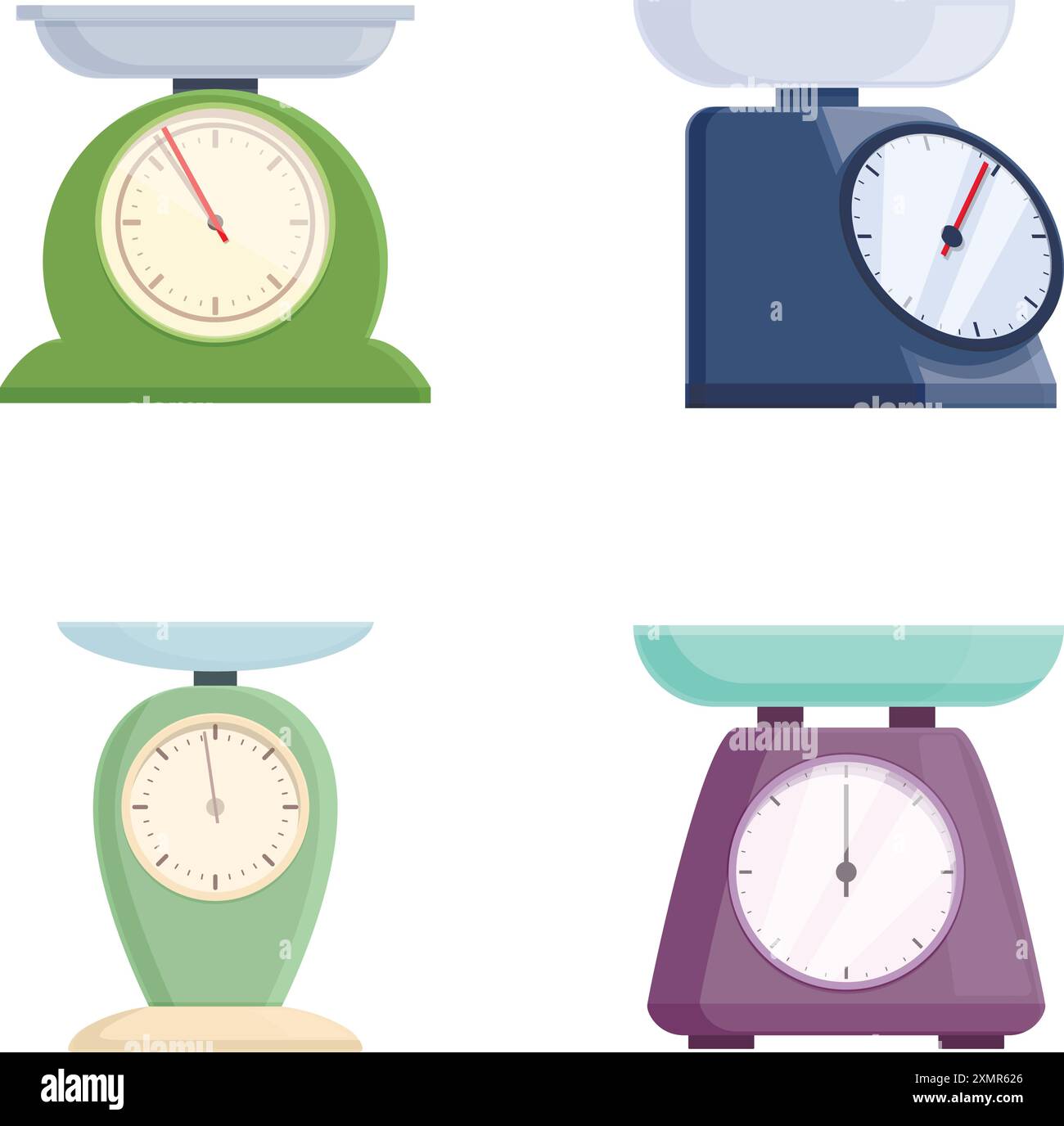 Measuring devices digital analog Stock Vector Images - Alamy