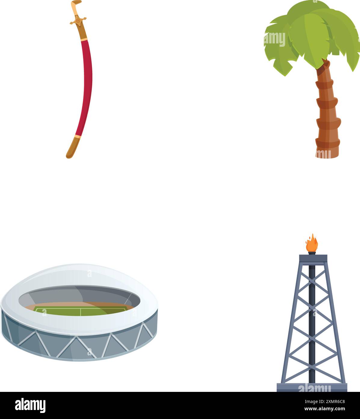 Diverse set icons representing Stock Vector Images - Alamy