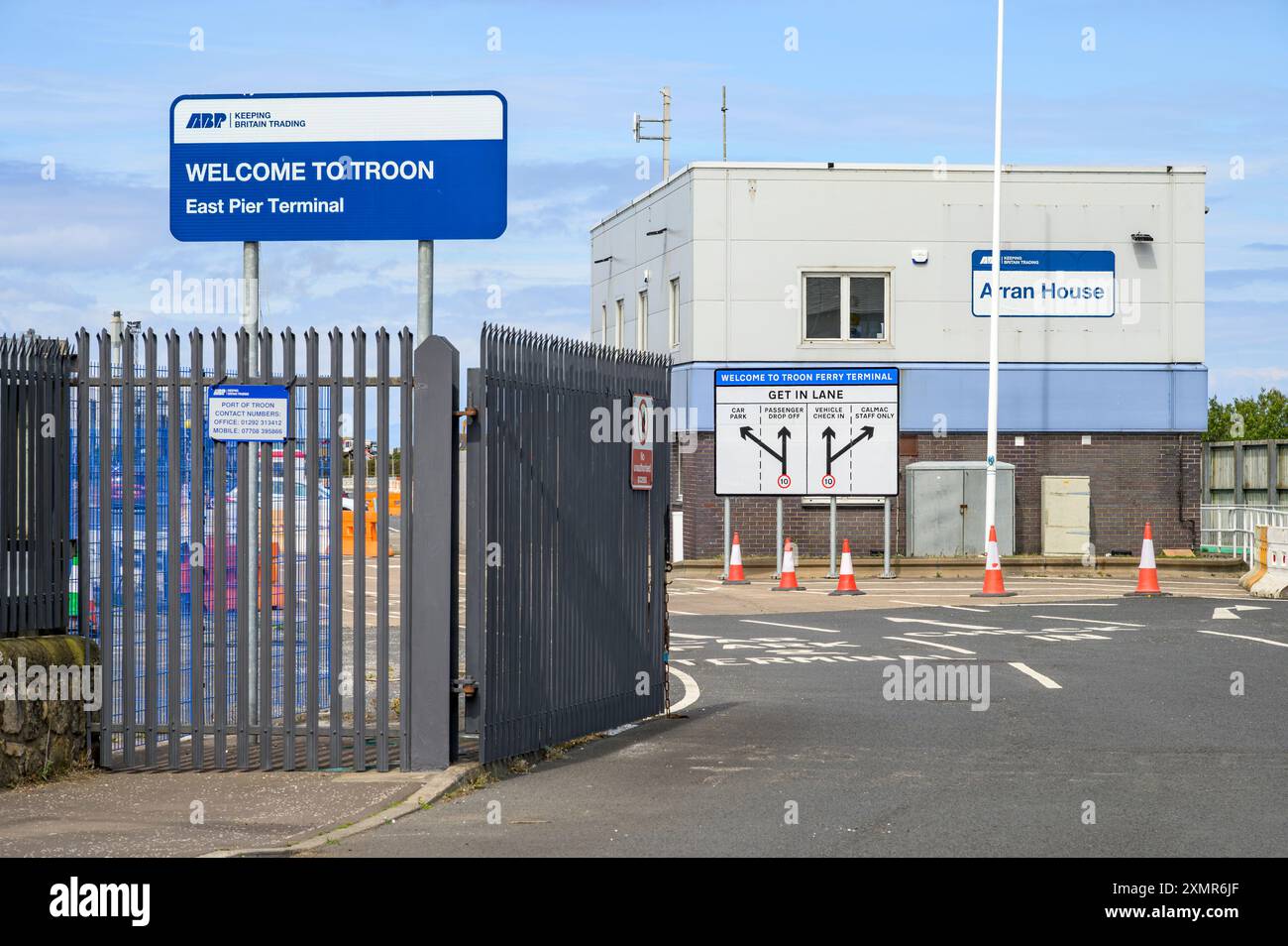Troon east pier ferry terminal hi-res stock photography and images - Alamy
