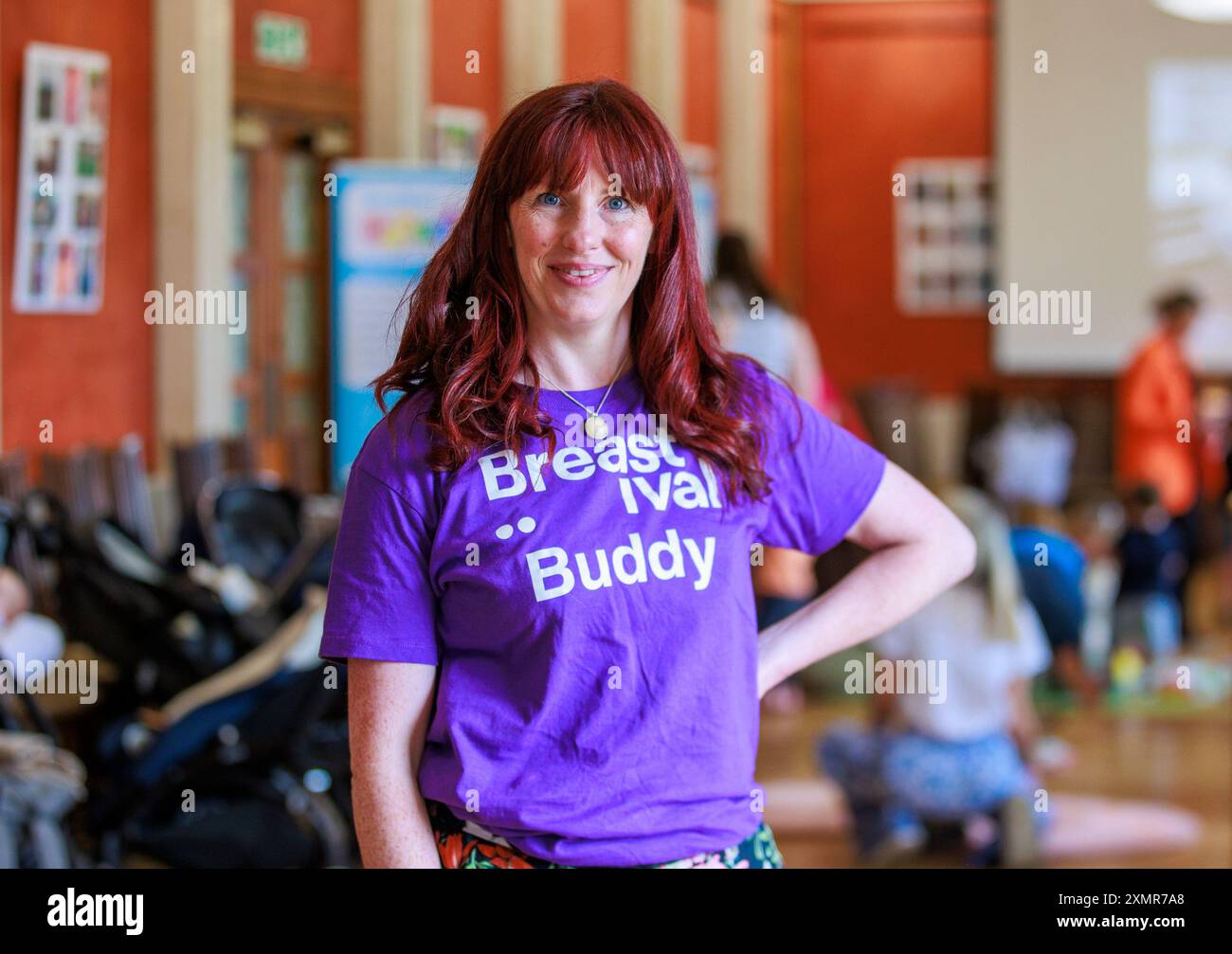 Dr Jennifer Hanratty co-founder of Breastival during a coffee morning ...