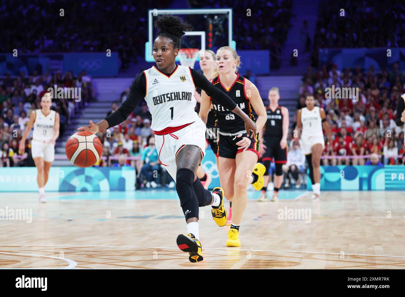 Alexis Peterson of Germany, Basketball, Women's Group Phase - Group C ...