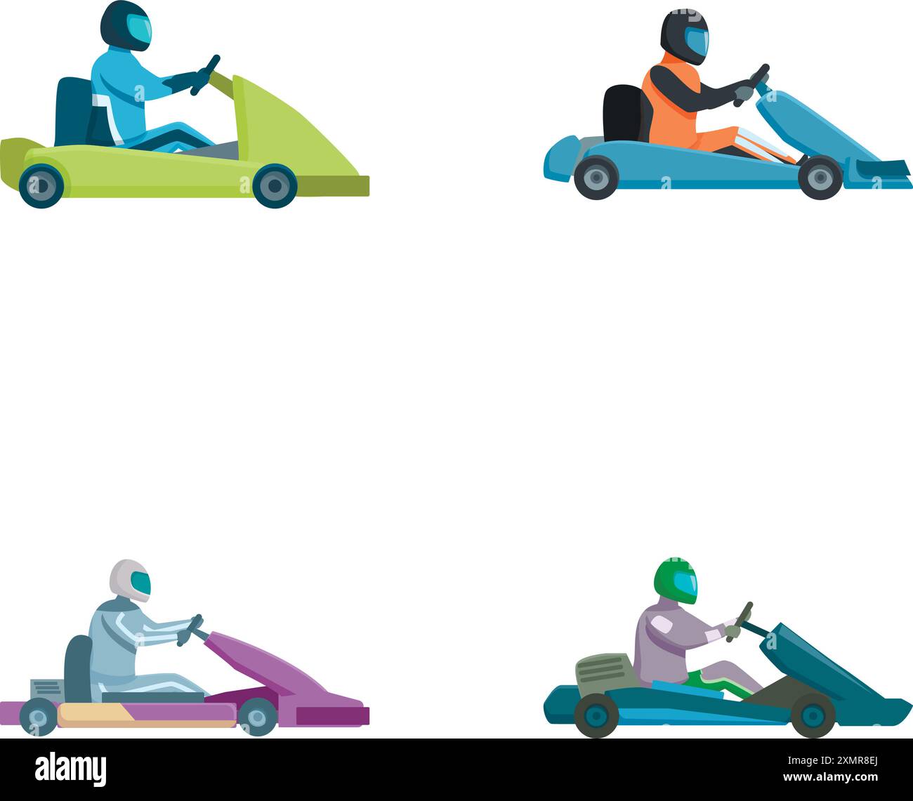 Speedway racing kart Stock Vector Images - Alamy