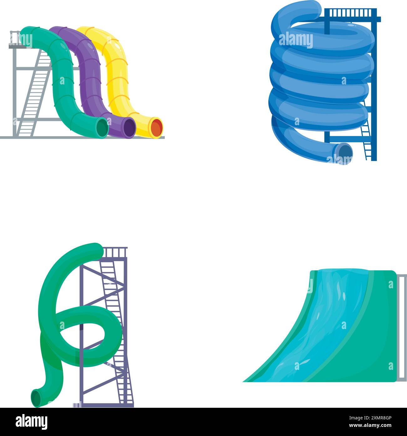 Curved slides hi-res stock photography and images - Alamy