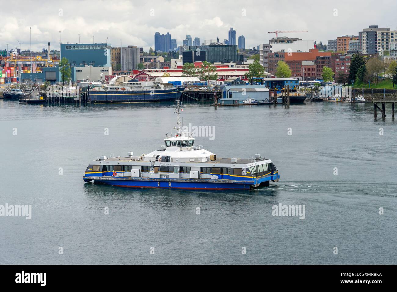 Vancouver, BC, Canada - April 25, 2024: A SeaBus passenger ferry boat ...