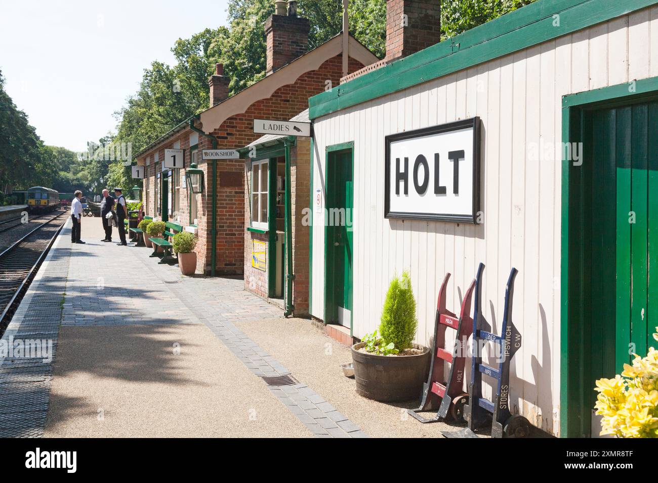 Holt station on the North Norfolk Railway Stock Photo - Alamy