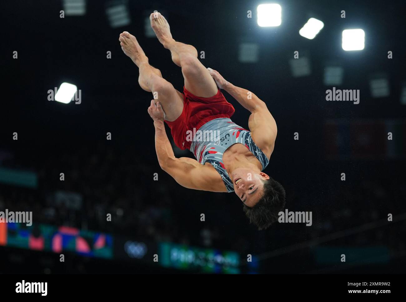 Bercy Arena, Paris, France. 29th July, 2024. Asher Hong (United States ...