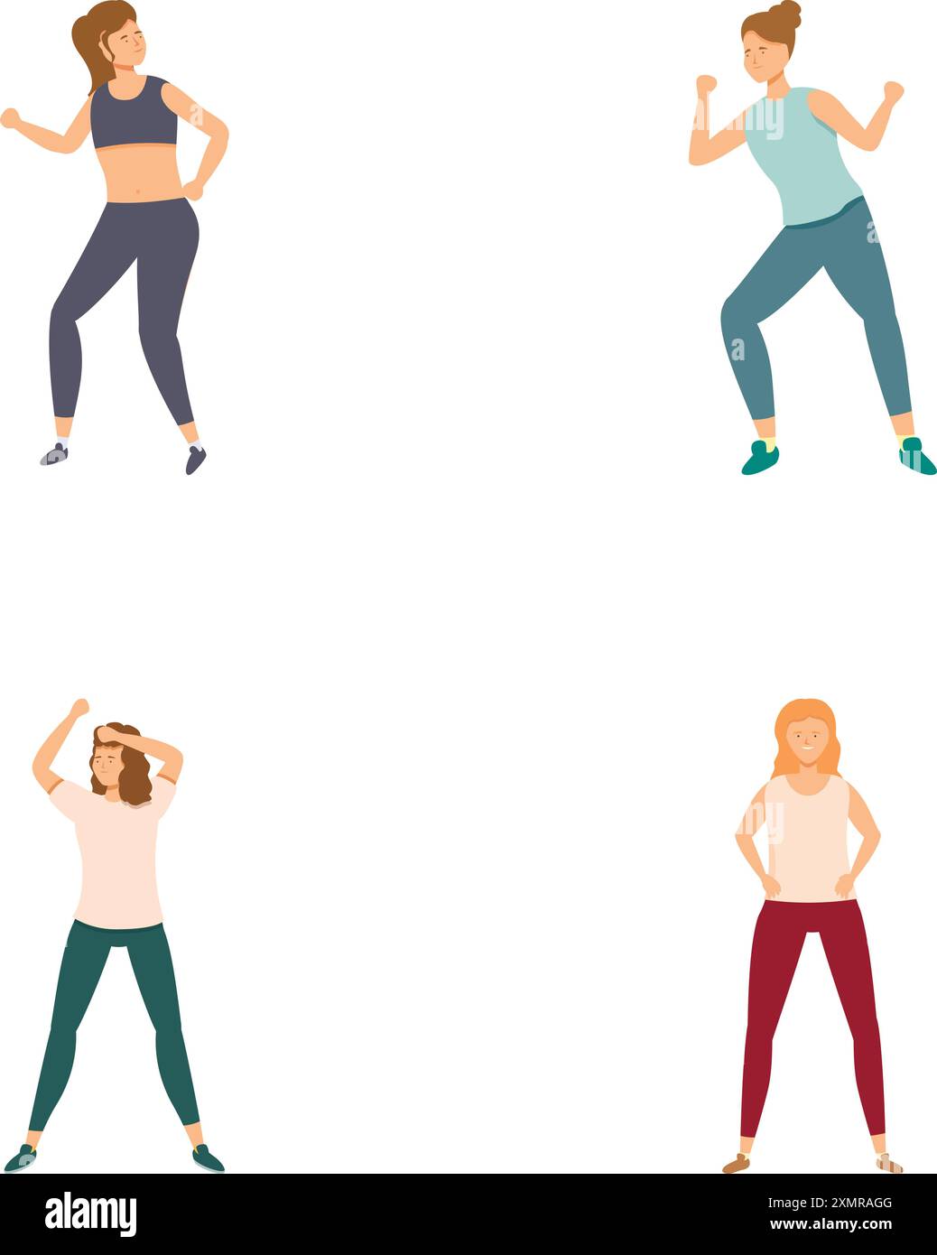 Four energetic young individuals hi-res stock photography and images ...