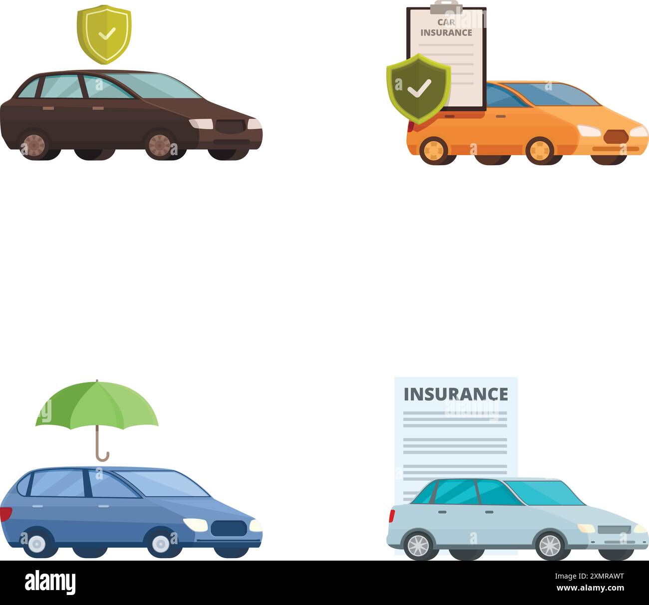 Insurance coverage paperwork Stock Vector Images - Alamy