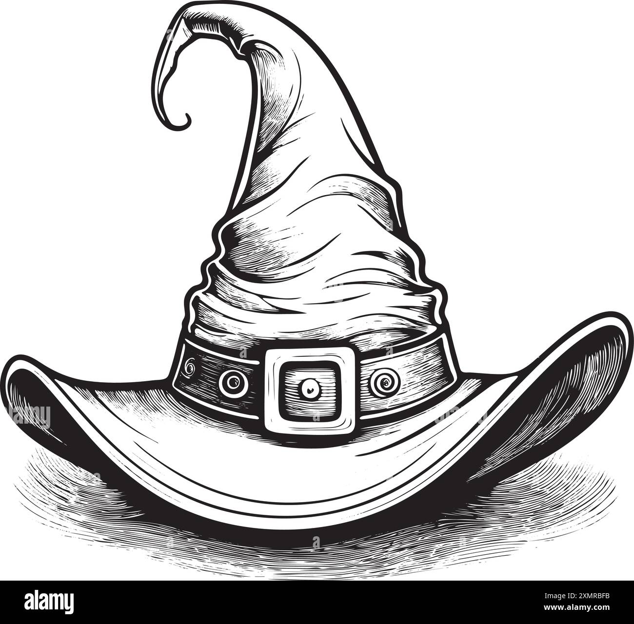 Witch hat design vector vectors hi-res stock photography and images - Alamy