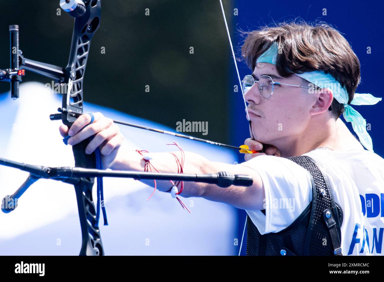 Paris, France. 29th July, 2024. Baptiste Addis (FRA), Archery, Men's ...