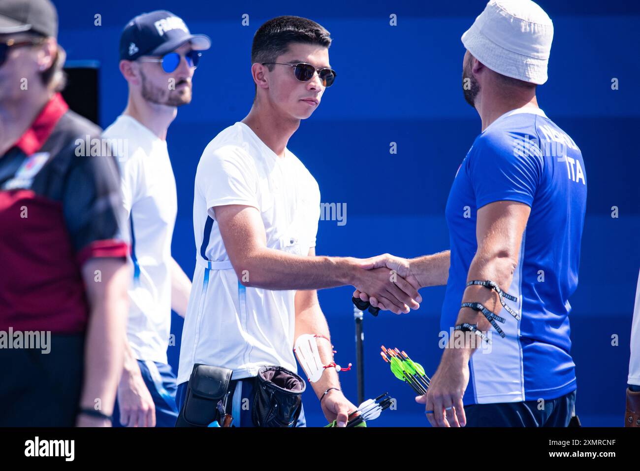 Paris, France. 29th July, 2024. Thomas Chirault (FRA), Archery, Men's ...