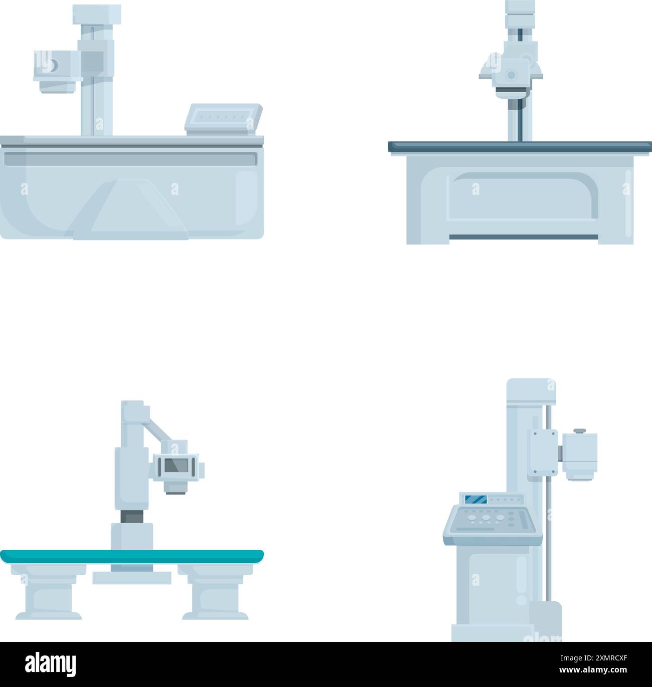 Vector illustrations of various lab equipment including microscopes and ...